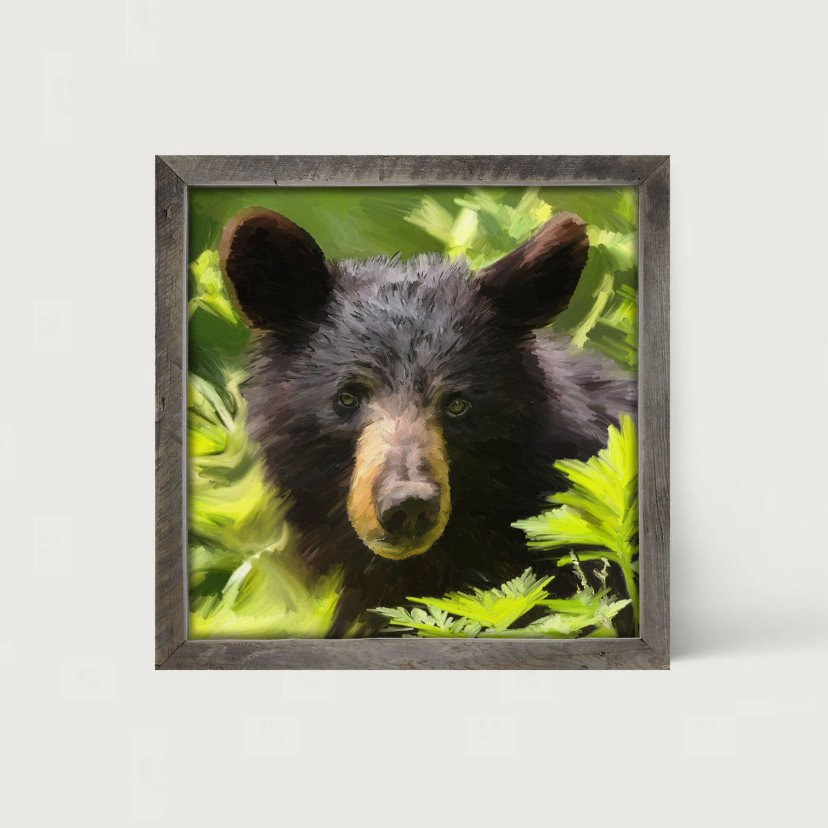 Black Bear- Framed art