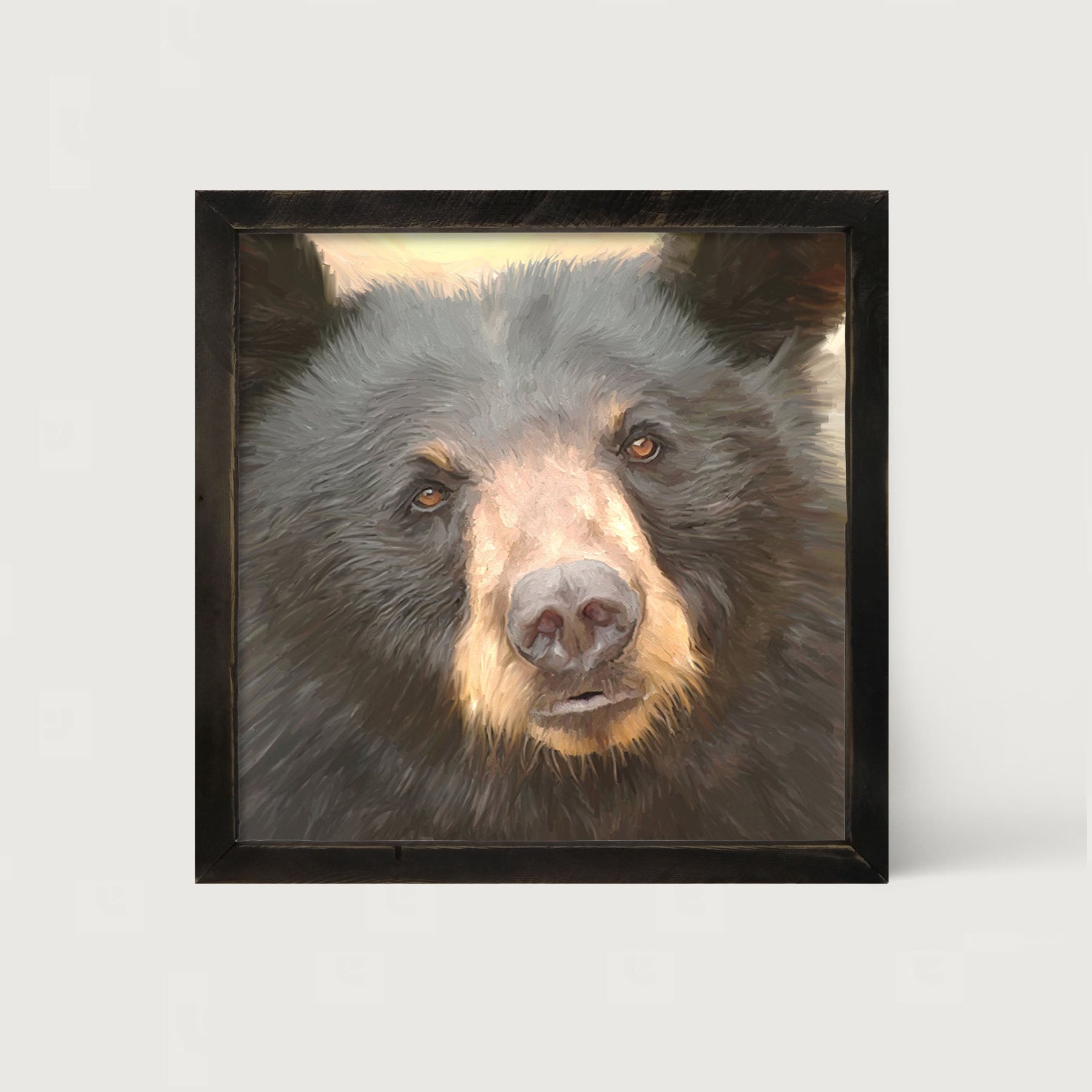 Black Bear - Framed art