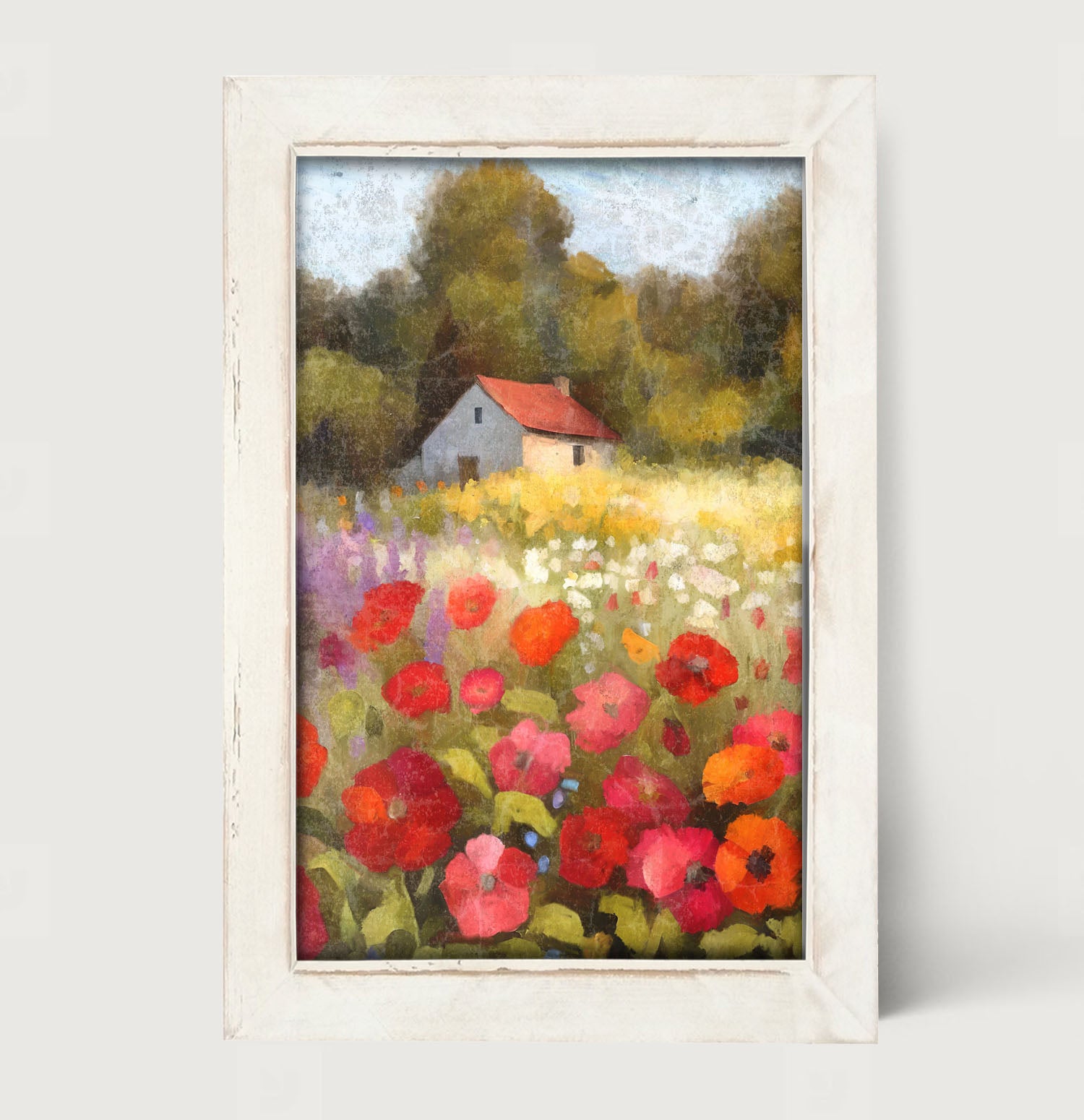 Farmside Flowers - Framed Art