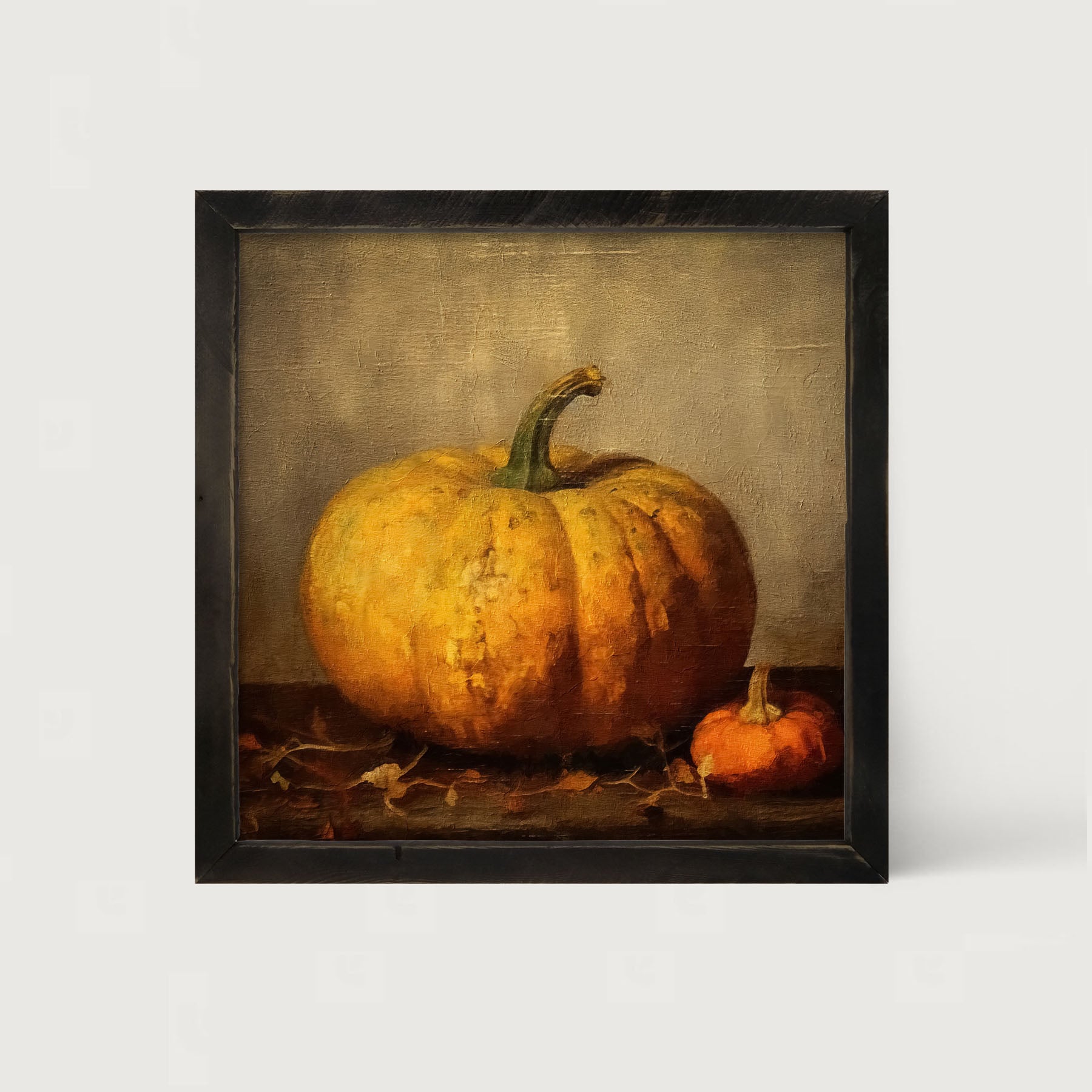 Autumn Pumpkin - Framed Art