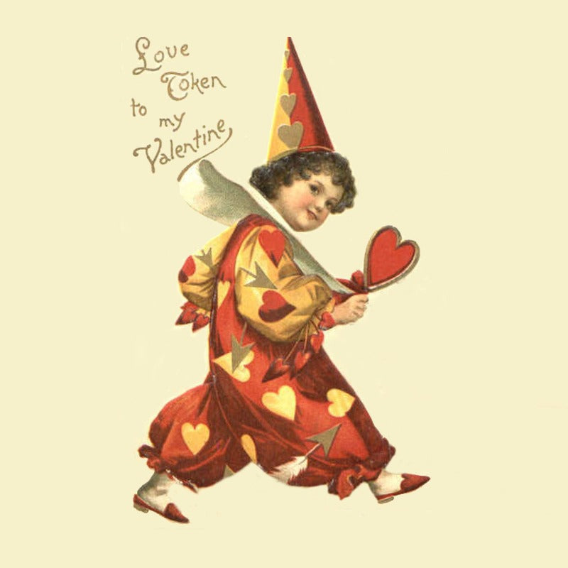 Cupid Dressed Up | Postcard | Magnetic Art | Ginger Blue Decor